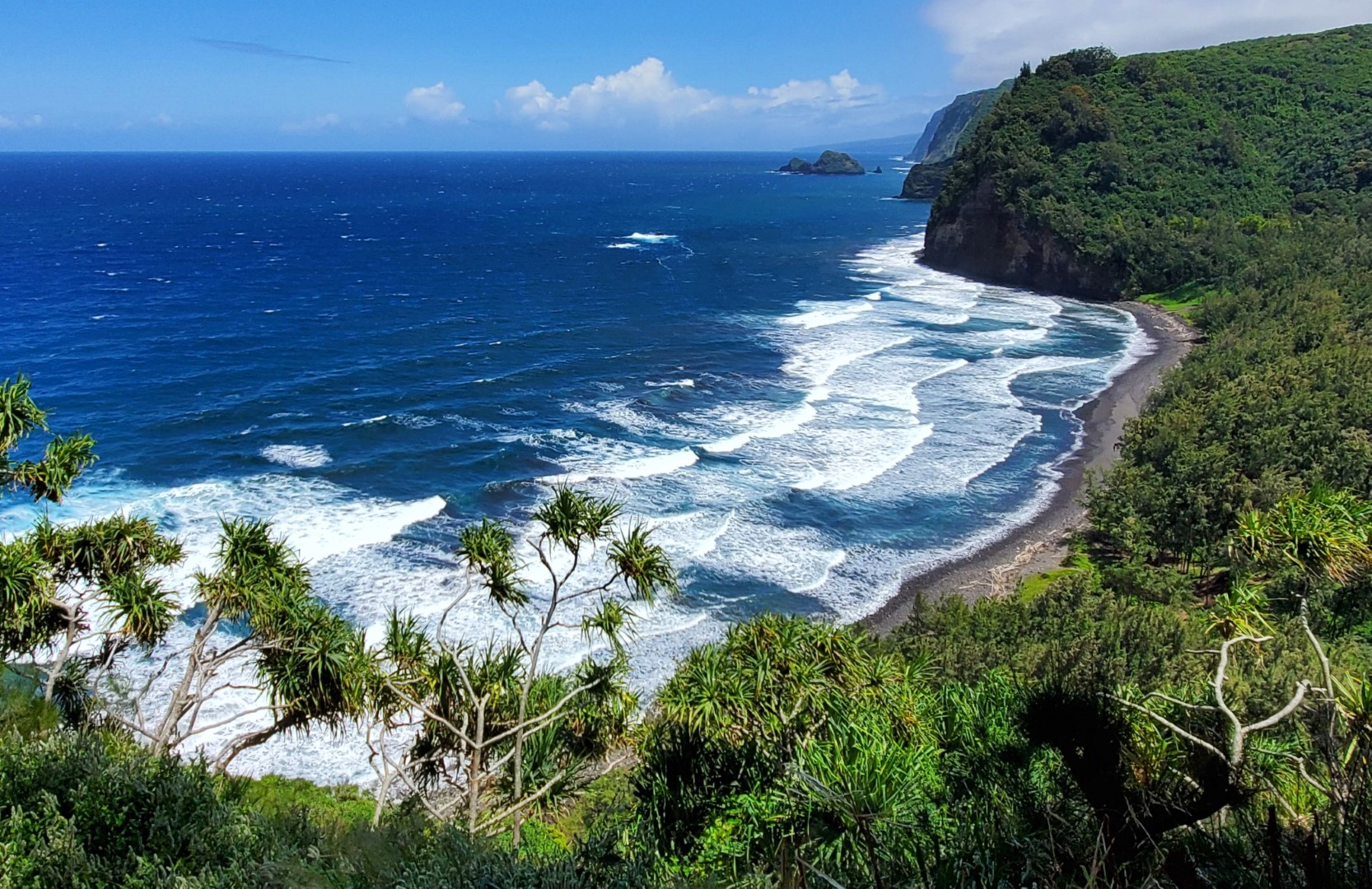 Pololu Beach & Lookout, Kapaau - Hawaii Beaches