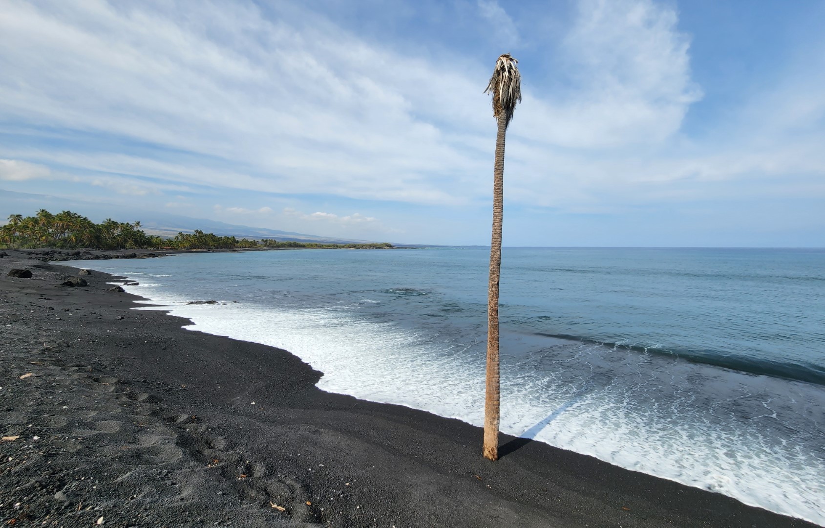 Keawaiki Bay Beach (Lone Palm Beach), Waikoloa Village - Hawaii Beaches