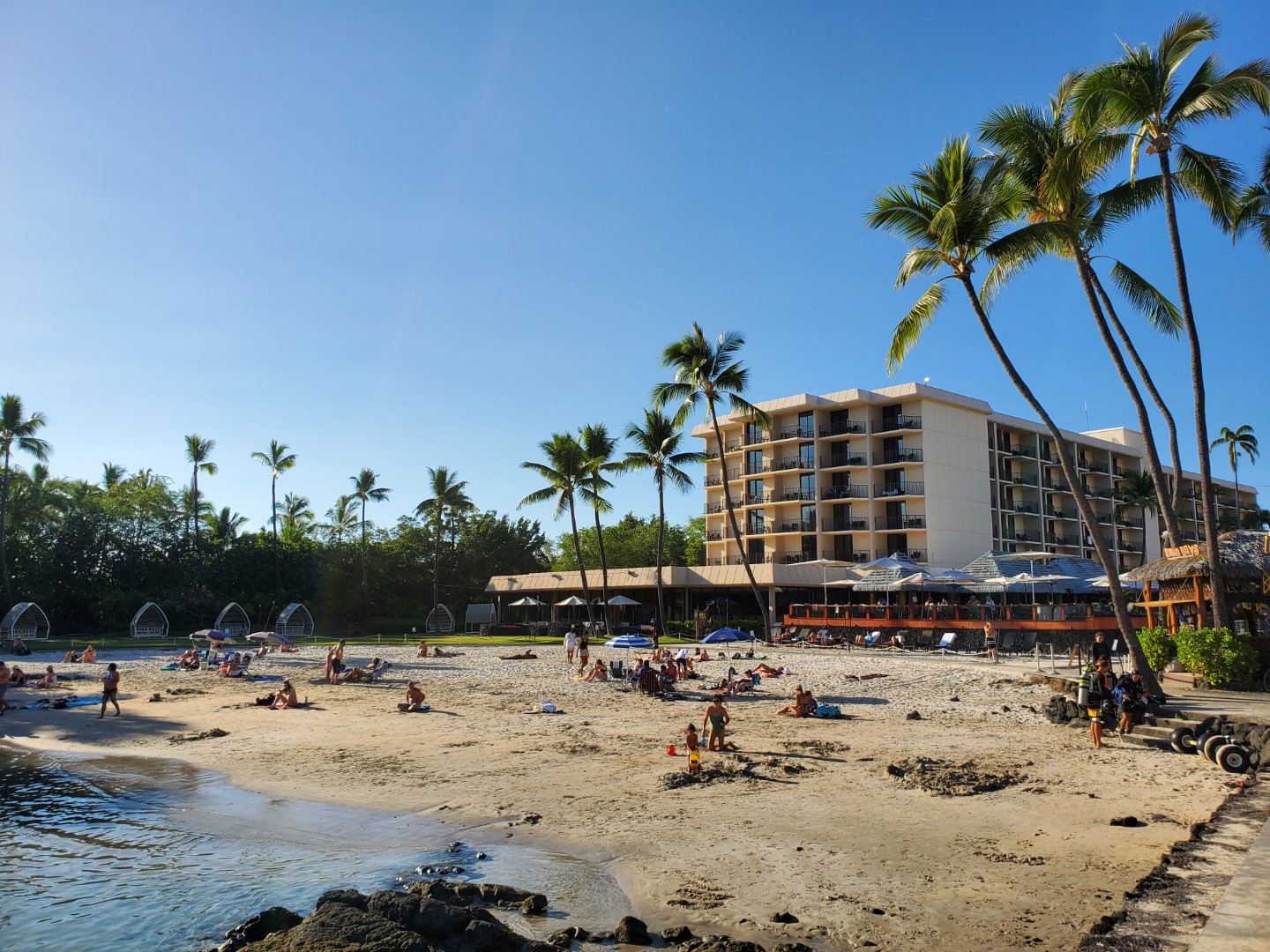 Kamakahonu Beach (King Kam Beach), Kailua-Kona - Hawaii Beaches