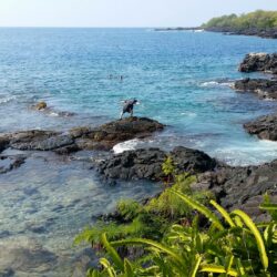 Two Step Beach on Honaunau Bay, Captain Cook - Hawaii Beaches
