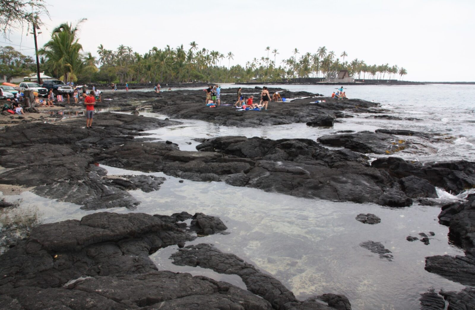 Two Step Beach on Honaunau Bay, Captain Cook - Hawaii Beaches